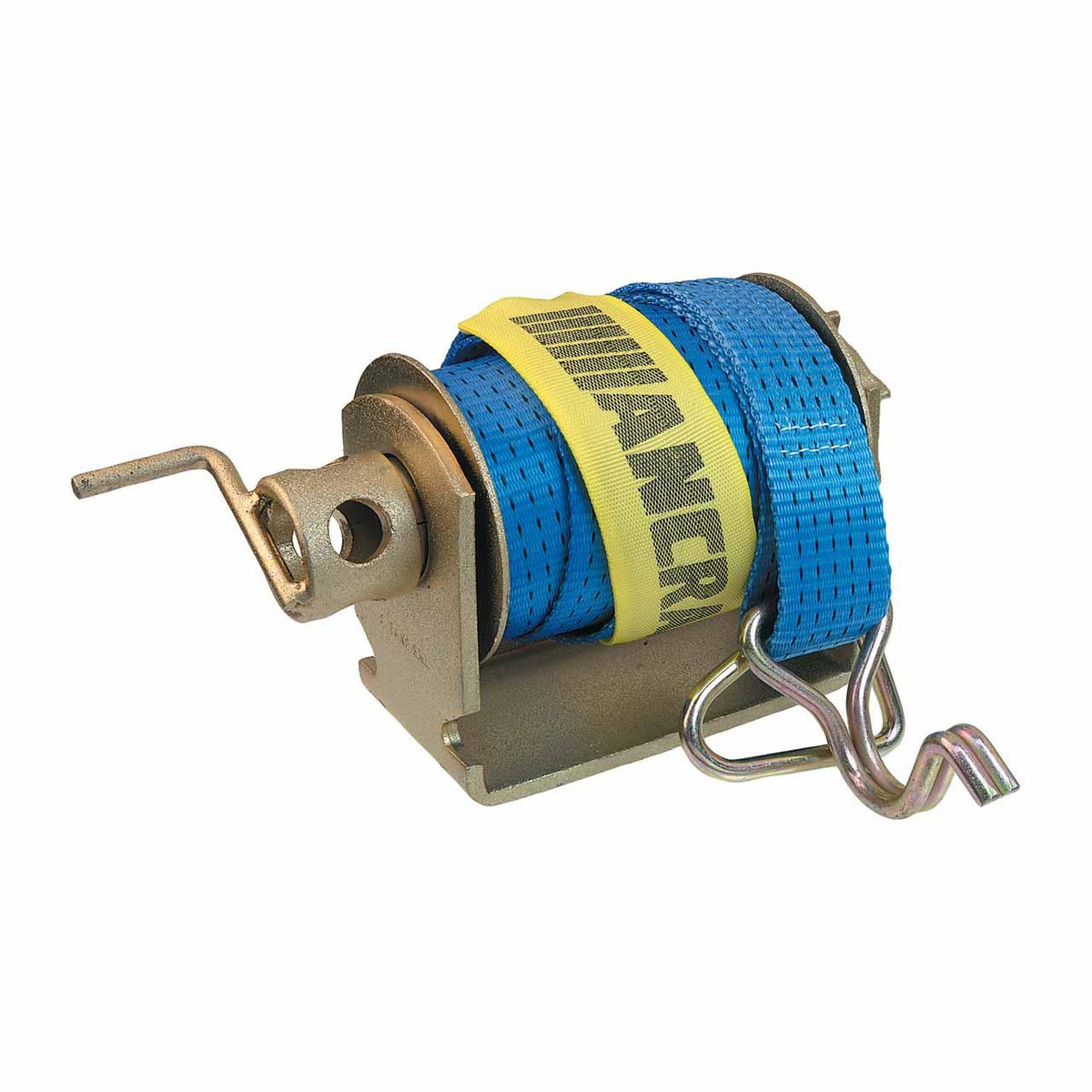 Slide-On Single Boss Winch C/w 50mm x 9m Strap — Ancra Cargo