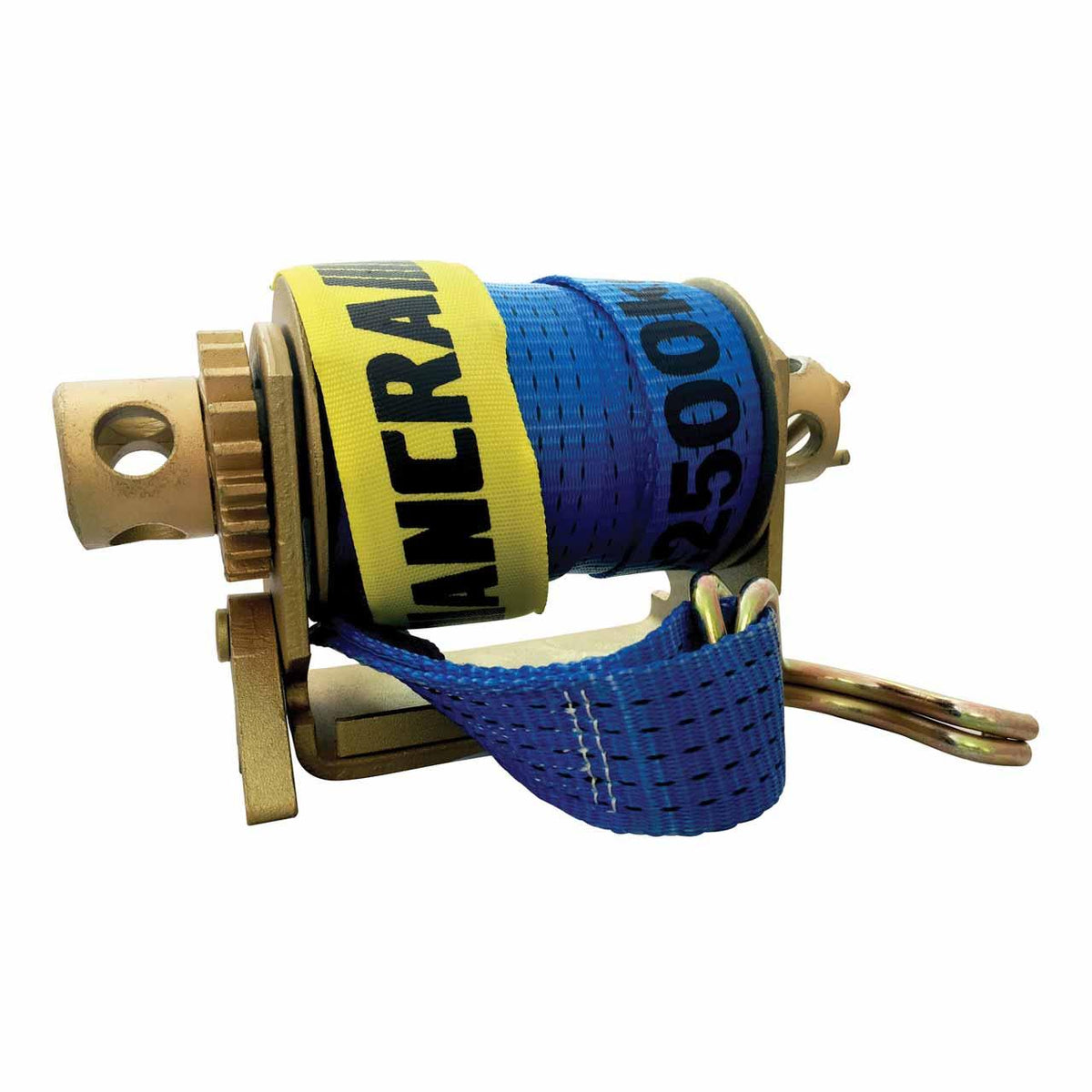 Slide-On Double Boss Winch c/w 50mm x 11m Strap - ANCRA - 49203-21-11M ...