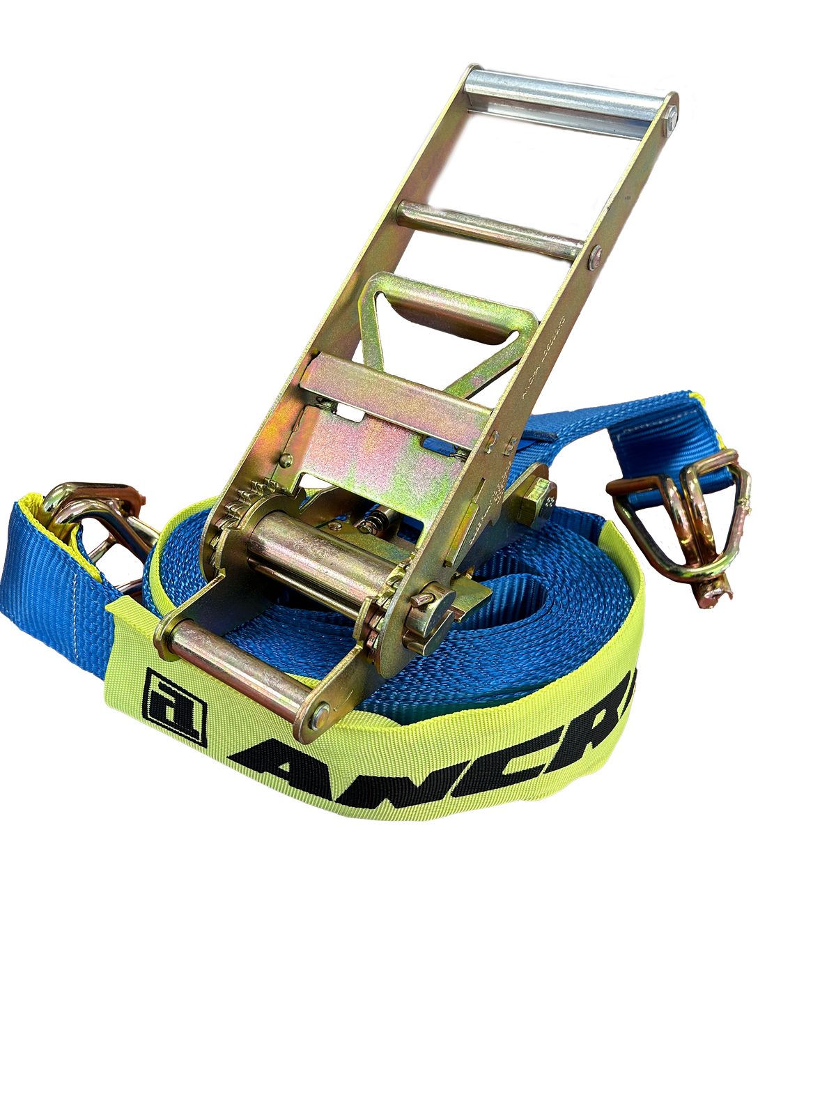 Ancra Cargo 75mm x 9m Reverse Action Handle Ratchet Tie-Down Strap