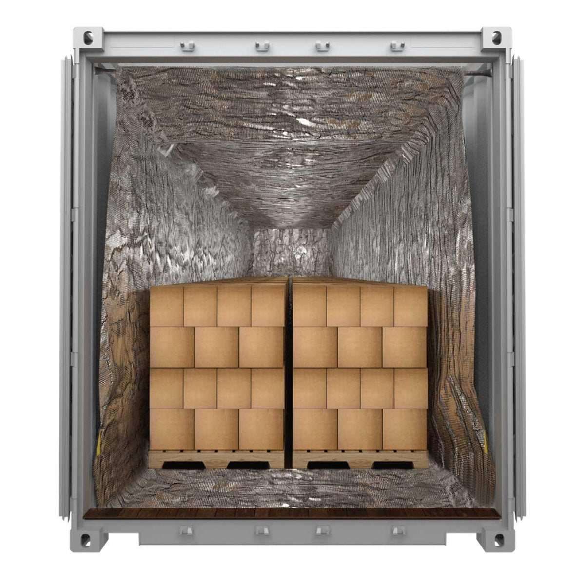 40ft High Cube 5-Sided Container Liner — Ancra Cargo